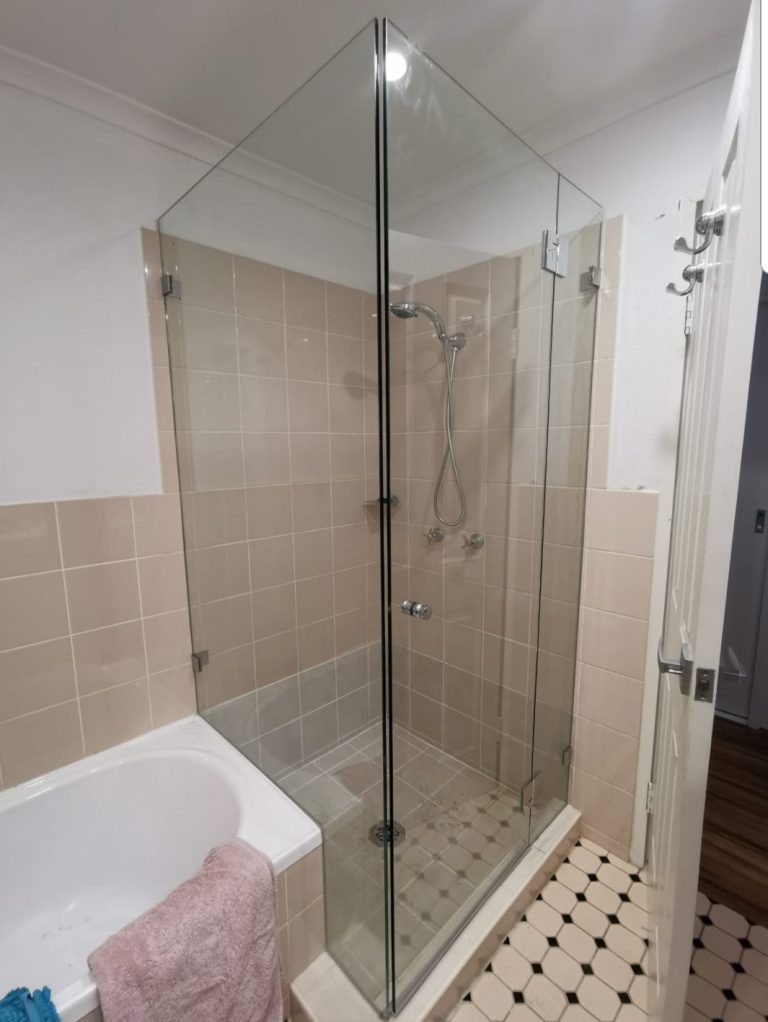 Frameless L Shape Shower Screens – Cheapest Shower Screens